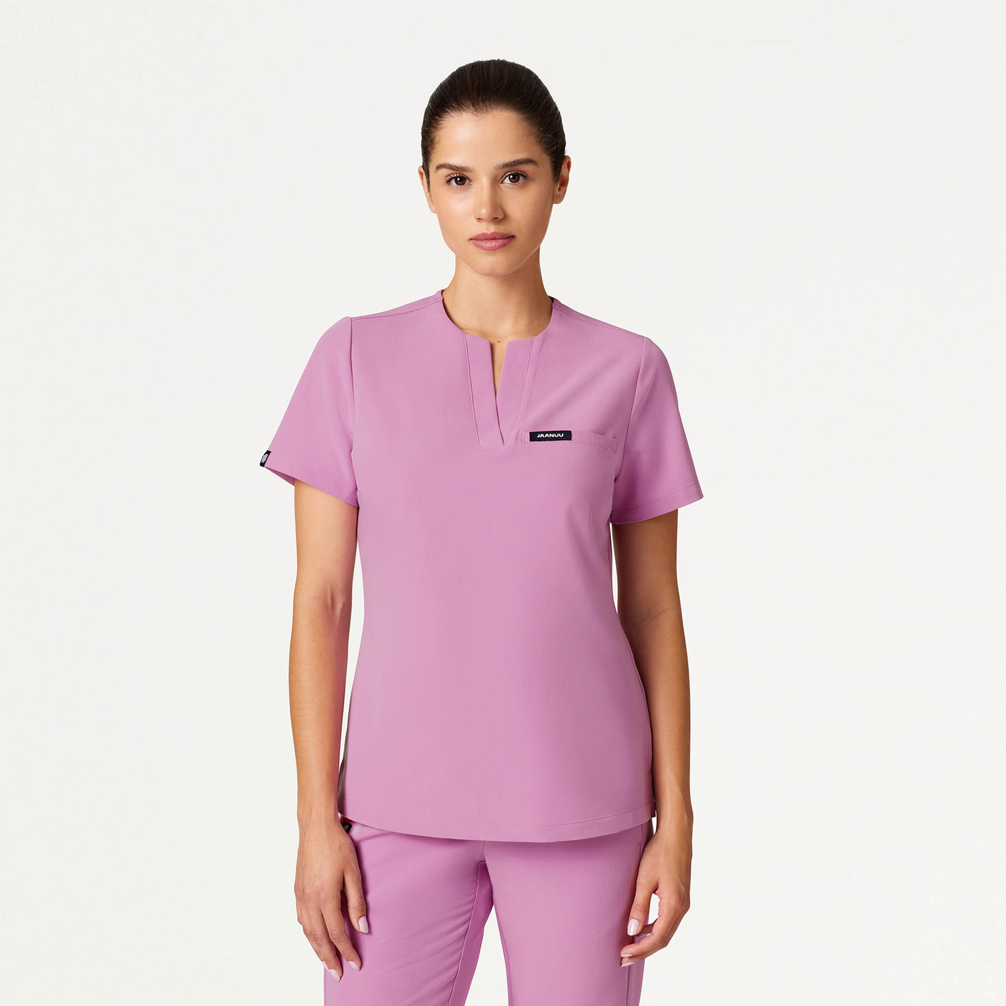 Women's Pink and Light Pink Medical Scrubs | Jaanuu